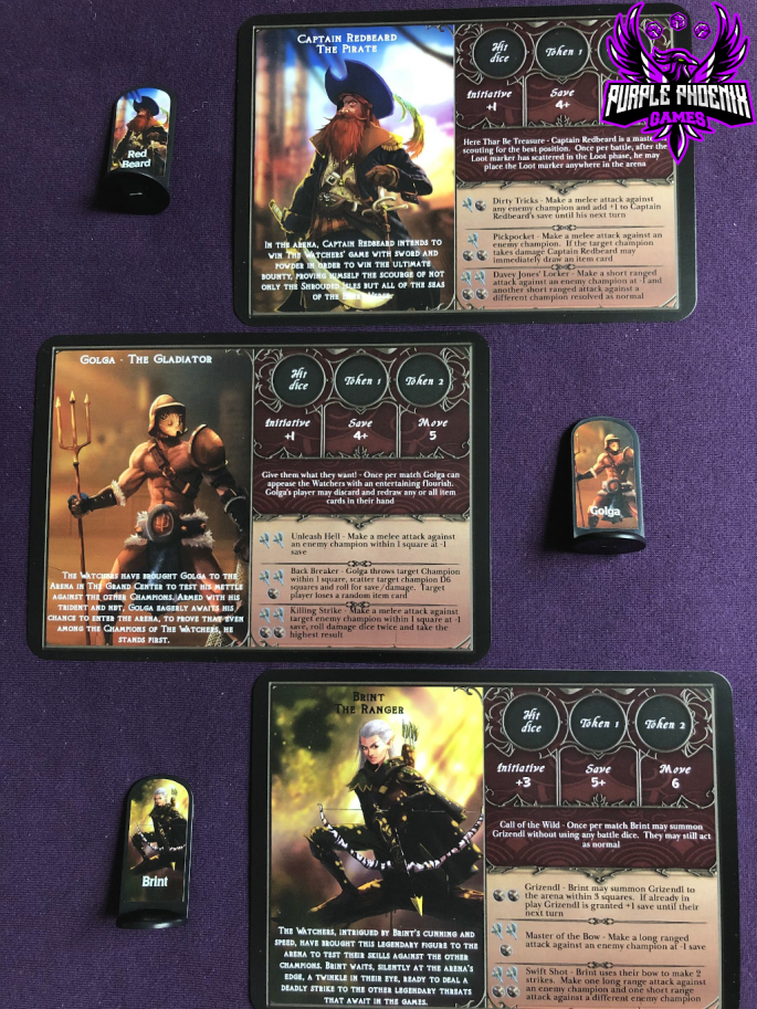 Fray: Champions of the Every-Verse Preview – Purple Phoenix Games