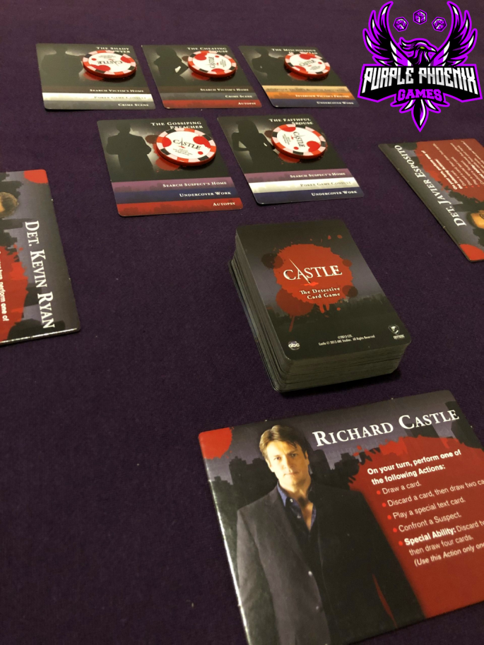 Castle: The Detective Card Game Review – Purple Phoenix Games