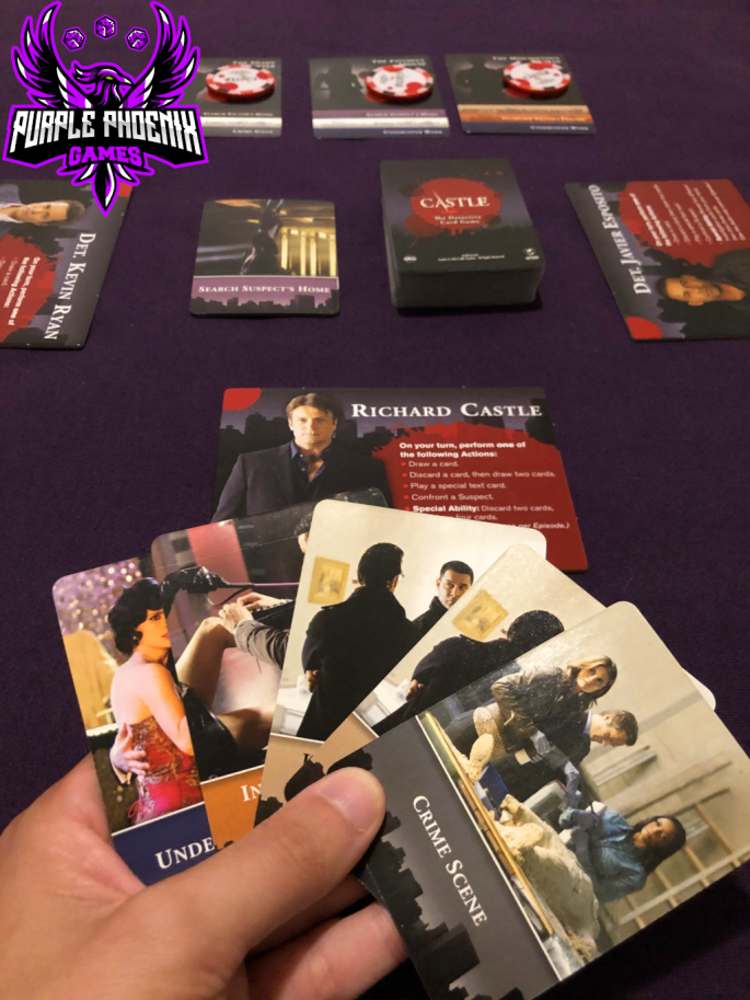 Castle: The Detective Card Game Review – Purple Phoenix Games